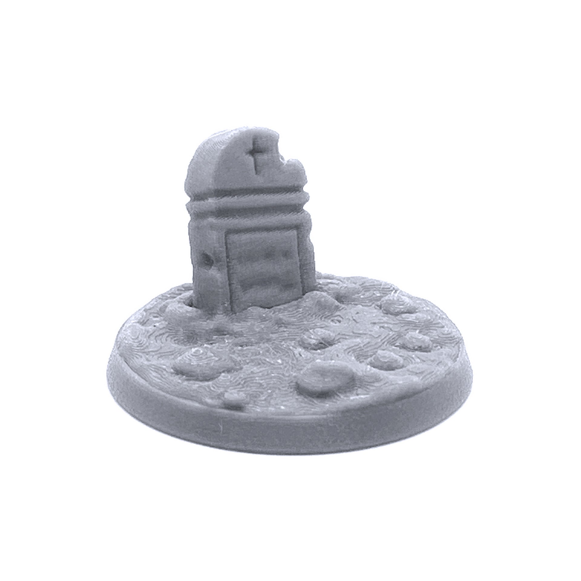 Miniature Bases - Scenic Texture - Gravestone - 32mm (10pcs) | EnderToys