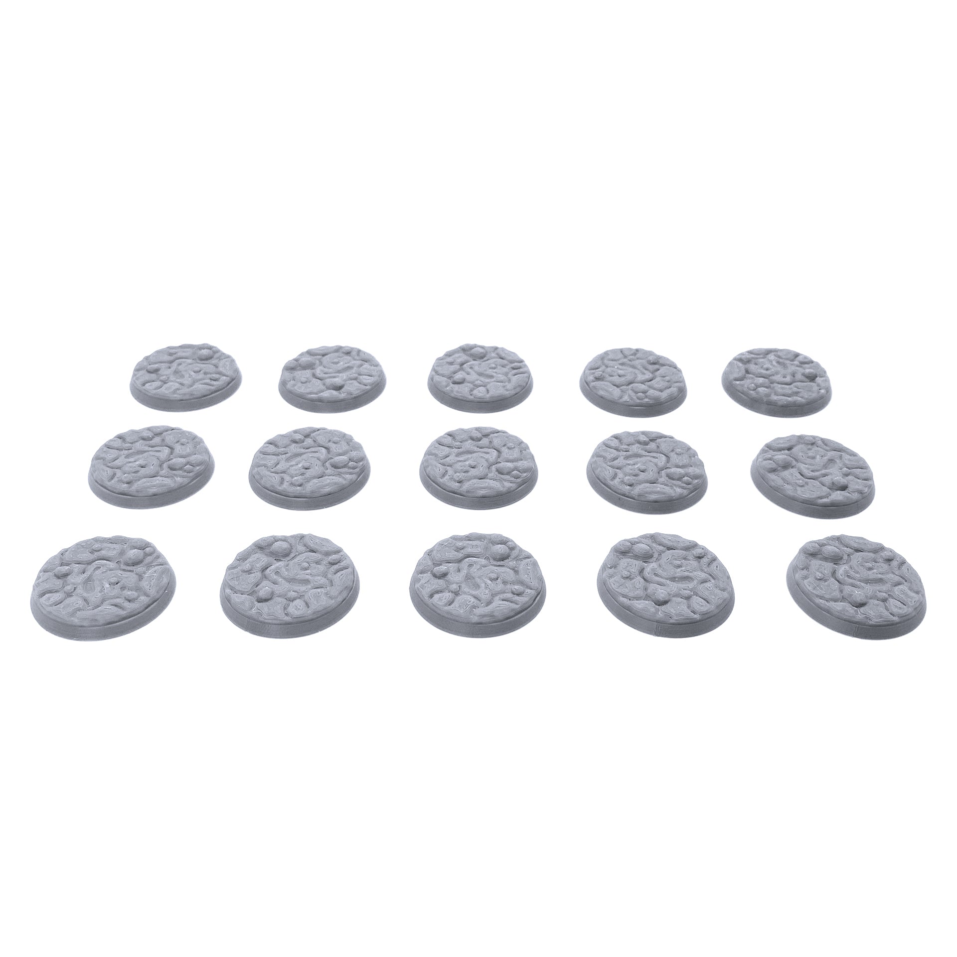 Miniature Bases - Scenic Texture - Wasteland - 32mm (15pcs) | EnderToys