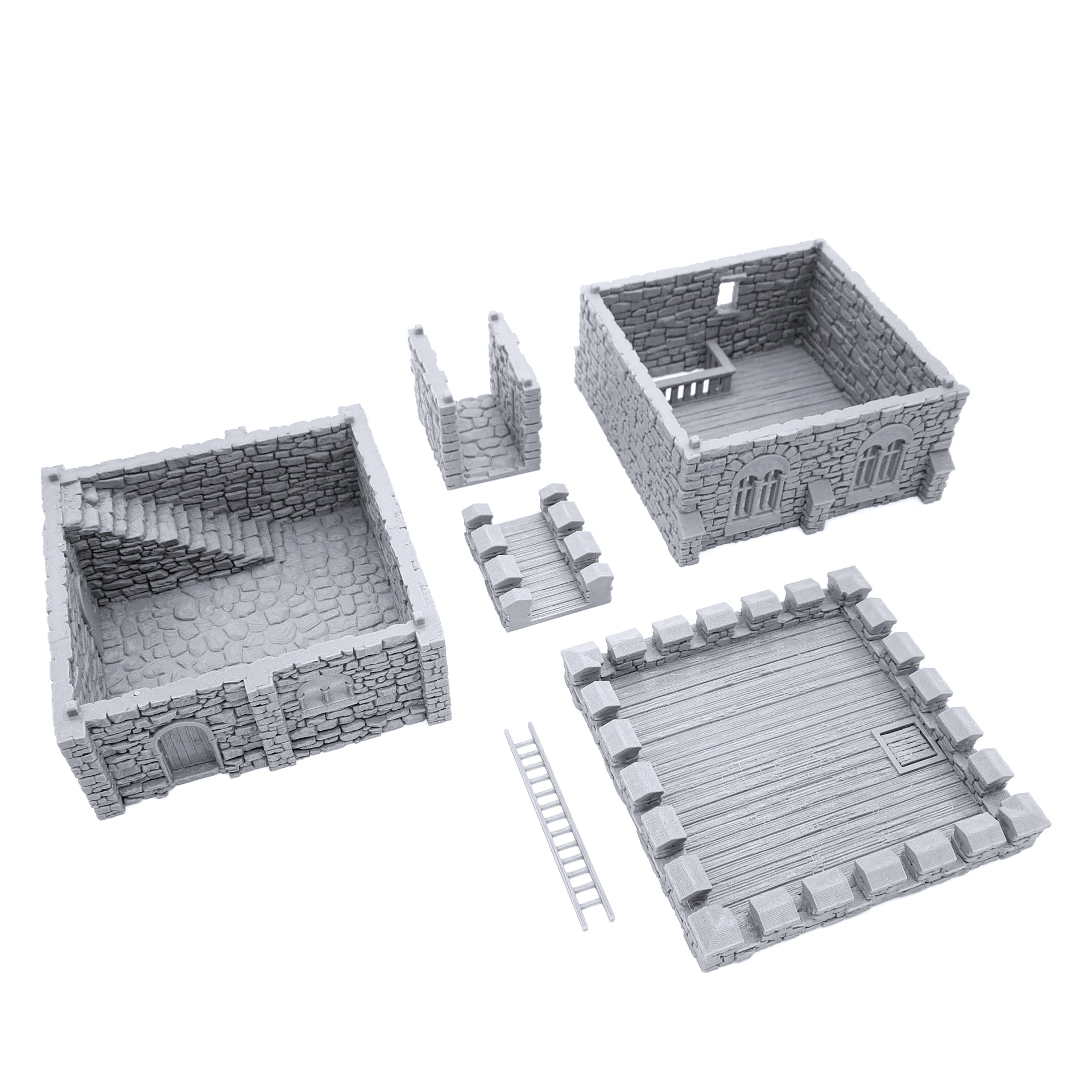 Norman Square Keep | EnderToys Terrain